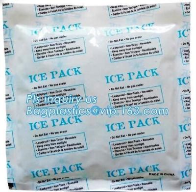 China biodegradable ice bag pack reusable injection ice pack for cold compression, Reusable Gel Ice Bag Insulated Dry Cold Ice for sale