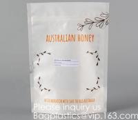 China Compostable Corn Starch Laminated Biodegradable Packaging Bag PLA Bag PBAT Corn Starch Compostable Pouch With Lip for sale