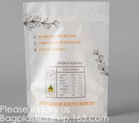 China Compostable Corn Starch Laminated Biodegradable Packaging Bag PLA Bag PBAT Corn Starch Compostable Pouch With Lip for sale