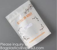 China Compostable Corn Starch Laminated Biodegradable Packaging Bag PLA Bag PBAT Corn Starch Compostable Pouch With Lip for sale