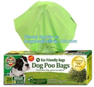 China Corn Starch Eco Friendly PE Custom Logo Printed Dog Poop Bag Clean Up Bags, Eco Biodegradable Dog Poop Bag For Pet for sale