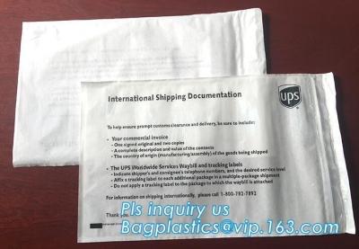 China packing list bubble mailer envelopes,customized packing list packaging mailing bags for packing clothes, bagease, packs for sale