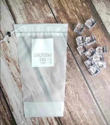 China Biodegradable Hotel packaging clothes for laundry plastic bag Customized Poly Plastic Drawstring customed Hotel Plastic for sale