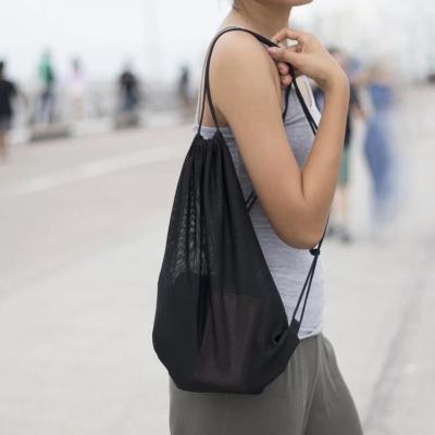 Lazo de nylon de Mesh Stuff Bag With Sliding del lavadero resistente, Mesh Drawstring Laundry Bag Portable de nylon durable Trave