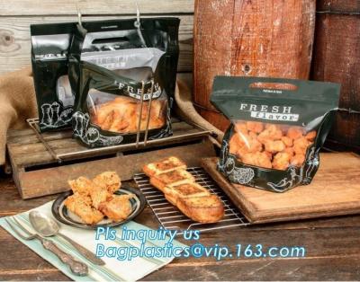 bolso de vacío congelado de empaquetado de nylon del pollo de la carne asada caliente gigante, bolsos calientes del horno del pavo los 25cm*38cm del pollo asado