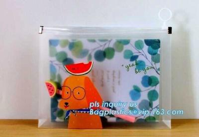 China stationery slider bag with custom printed girls school pencil case/printing student stationery pencil bag case, slider p for sale