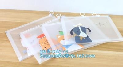 China stationery slider bag with custom printed girls school pencil case/printing student stationery pencil bag case, slider p for sale