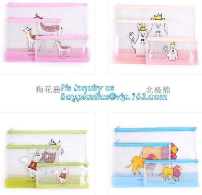 China garment pouch with slider zipper, slider zipper on top side gusset pvc packaging pouch, pvc slider pouch,PVC slide pouch for sale