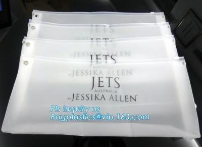 plastic underwear packing pe k zipper slider bag, zipper bag vinyl toiletry zipper bag pvc slider bag, slider zipp