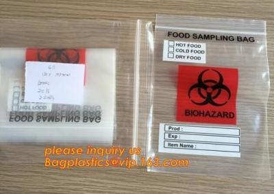 China Medical First Aid Kit Empty Bag, medical pill zip lock bag, resealable medical exit bag with k for tobacco packs for sale