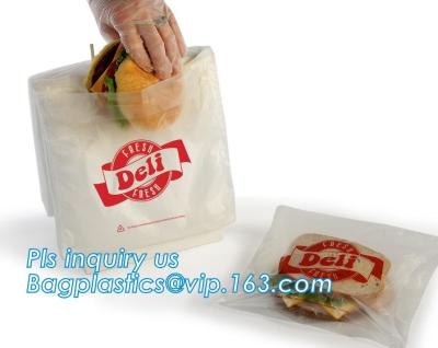 China food grade LDPE Top Load saddle slider bag, Saddle deli bag with bottom slider for packing food, Biodegradable k s for sale