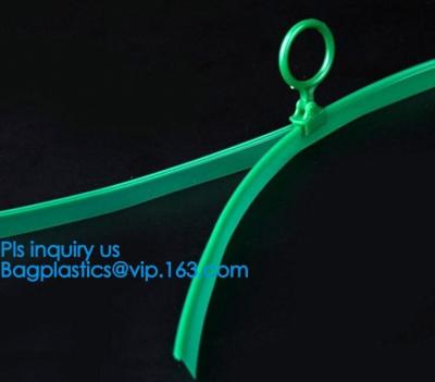 China PP/PE Colorful Flange zipper with slider for document pouch, colorful press-lock zipper for pet dog food bag, EVA zipper for sale