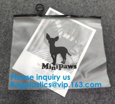 China Frosted k Bag EVA PVC Hanger Bag For Clothes Frost Drawstring Bag,Printed LDPE k Bags Slider Zip Lock Plasti for sale
