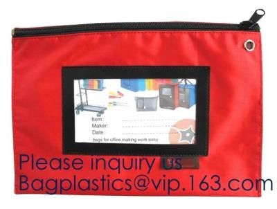 China Secure Deposit Utility Zipper Coin Bag Small Makeup Pouch Promotional Zipper Custom Bank Deposit Bag, bagease, bagplasti for sale