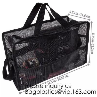 China Nylon Mesh Net Cosmetic Bag, Mesh Make Up Bag,Eco -friendly material cosmetic mesh bag ,PVC mesh bag for sales in USA for sale