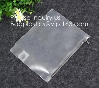China File Folder Paper Document Holder Receipts Organizer Zipper Storage Bag,Zipper Packs for School Office Stationery Slider for sale
