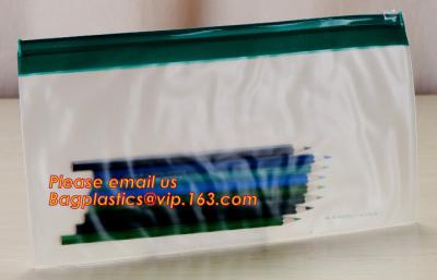 China high quality a4 plastic PP poly envelope zipper lock file folder bag with front button pocket for sale