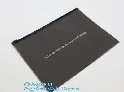 China Promotion of cosmetics case price good clear slider top pvc bag, cosmetics soft eva k slider bag eco bag, slider for sale
