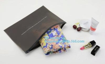 China PP slider bag / PP zip seal bag, k bags slider zipper pvc packing documents bags, Cosmetic Cases Plastic PVC Trave for sale