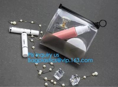 China top zipper slider clear packing PVC Bag, Custom Printed Clothes Packaging Suited Frosted PVC/EVA Vinyl Slider Top Zipper for sale