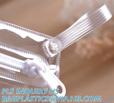 China Eco friendly plastic file folder custom document folder clear pvc document bags with zipper for documents and receipt for sale