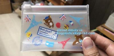 China file bag, document file bag,card bag, bank card bag, Waterproof Leakproof Airproof Slider Zipper Bag Printed Swimwear Pa for sale