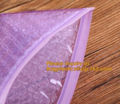 China Glossy Black Foil Bubble Slider Zipper Lock Bags,Heat Insulated pallet cover PE Bubble Foil Insulation XPE Foam Foil Ins for sale