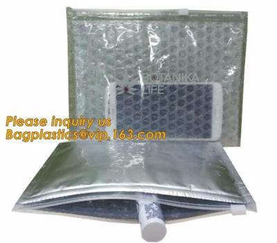 China Factory Transparent Cosmetic k clear bubble bags/Hot sale Slider Zipper Bag,wholesale metallic glossy holographic for sale