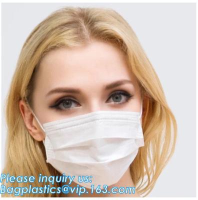 mascarillas médicas no tejidas quirúrgicas disponibles de 3 capas de los materiales consumibles médicos, dispos médicos de 2ply /3 de la capa del lazo no tejido del oído