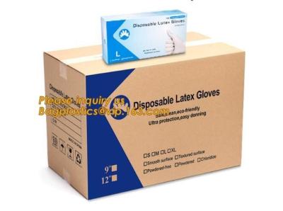 Guantes disponibles del examen médico del guante del látex, guante natural médico del examen del látex ningún polvo, g médico disponible