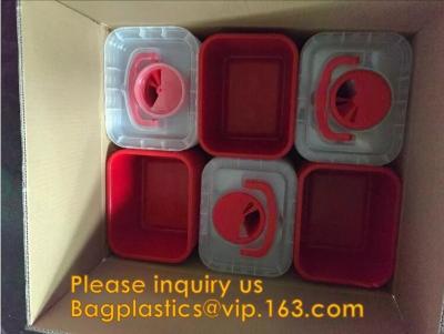 China Medical disposable sharp container,Best Selling 30 Liter Disposable Un3291 Square Sharps Container Medical Disposal Shar for sale