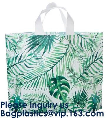China Bolso suave de la manija del lazo/bolso duro del regalo del bolso de compras del bolso de la manija del lazo/bolso de la promoción, ABONABLE y BIODEGRADABLE en venta