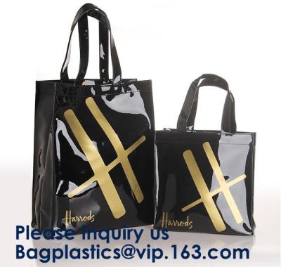 China Las mujeres impermeabilizan los bolsos transparentes de la playa de la bolsa plástica del PVC de los bolsos, vinilo Tote Clear Pvc Beach de la arena de la correa de hombro de la manija en venta