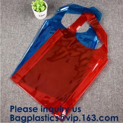 China Bolso de compras de moda púrpura claro, PVC plegable Tote Bag, bolso de compras impermeable del PVC, BAGEASE, BAGPLASTICS en venta