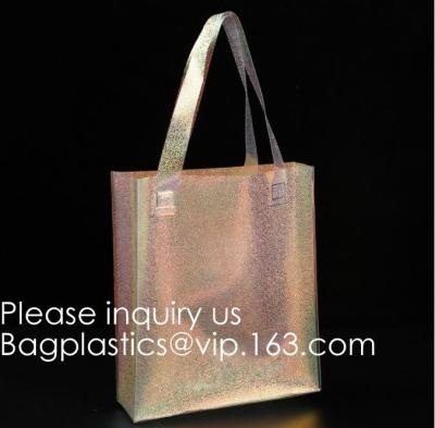 China Playa promocional transparente de encargo reutilizable Tote Bags Women, bagease, paquete del plástico transparente de las señoras de los artículos del bolso de compras del PVC en venta