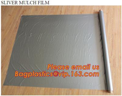 China PE High Quality plastic biodegradable agricultural mulch film, short lead time pe perforated agricultural mulch plastic for sale