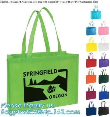China Promotional Non Woven Bag with logo/NonWoven shopping Bag/cheap custom NonWoven Bag with lamination, for sale
