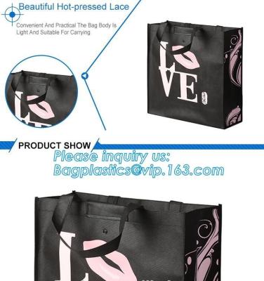 China customized promotional laminated gift shopping tote polypropylene pp non woven bag, Promotional New Fashion Tote Non Wov for sale