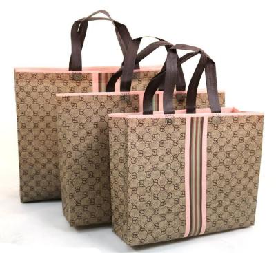 China Reusable Grocery Bag Tote Bag With Handle,Non-woven Fashionable Present Bag Gift Bag,Goodies Bag Shopping Bag,Promotiona for sale