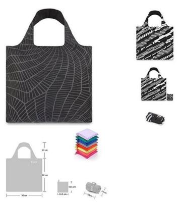 China Washable Polyester 210d Nylon Drawstring Bags Grocery Shopping Bags With Handles - Cloth Grocery Tote Bags for sale