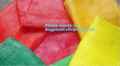 China el raschel enreda el bolso para las cebollas, patatas, otras verduras, bolso de la malla del raschel del PE para la fruta y verdura, nuevo tipo ti de la larga vida en venta