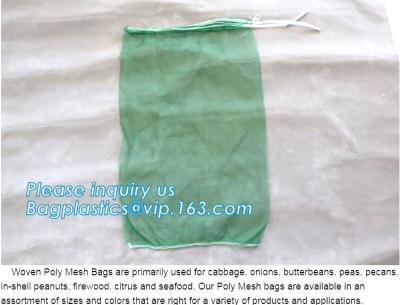 China La venta caliente 25kg 30kg Raschel hizo punto los bolsos de la producción de la malla para las cebollas, bolso de la malla del raschel del ajo para los vagos netos de las frutas y verduras en venta