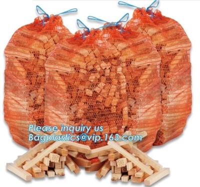 China Bolsos netos para la cebolla de la patata, bolsos de la malla del raschel de los bolsos de la patata, rasche material del PE de la malla plástica del raschel del HDPE amarillo del oro de los 30x47cm en venta