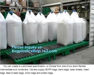 China China Factory price 100% new material 1 ton PP bulk bag woven big bag jumbo bags,100% pp woven recycled FIBC big bag for sale