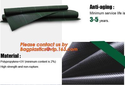 China Agricultural plastic ground cover weed mat, pp weed control mat, for greenhouse and outer use,ground cover, weed mat, ma for sale