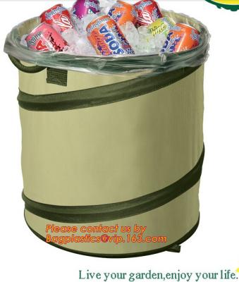 China Collapsible Leaf Oxford Biodegradable Garden Leaf Collector Bag POP UP Durable Polyester Garden Bag for sale