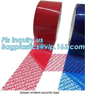 China custom sealing holographic laser rainbow tamper evident security void hologram packing tape,Tamper Evident Security Pack for sale