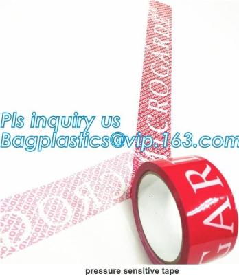 China Security void tape,Tamper Evident Security Void Tapes,Red Tamper Evident Void if Opened Security Tape PET Backing Materi for sale