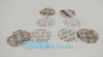 China Tamper Evident void security seal Label Sticker tape for medicine box,open void security label/ material, warranty stick for sale