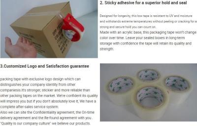 China Discount Quality Guaranteed Transparent Adhesive Glue BOPP Material Package Packing Tape,Sealing Tape Packaging Packing for sale